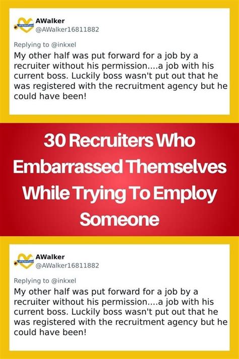 30 recruiters who embarrassed themselves while trying to employ someone