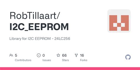 GitHub RobTillaart I2C EEPROM Library For I2C EEPROM 24LC256