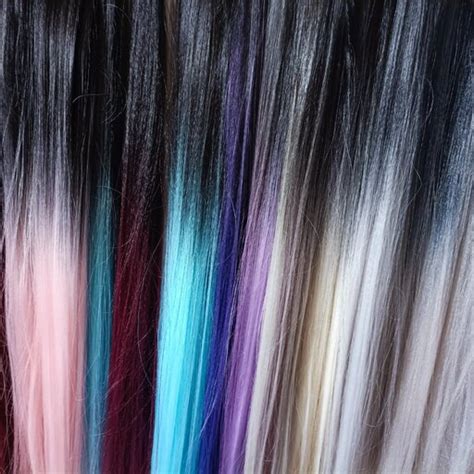 خرید و قیمت مو اکستنشن کلیپسی آمبره از غرفه گالری مو