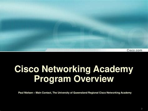 The Cisco Networking Academy Program Coming up next:- Overview - ppt download
