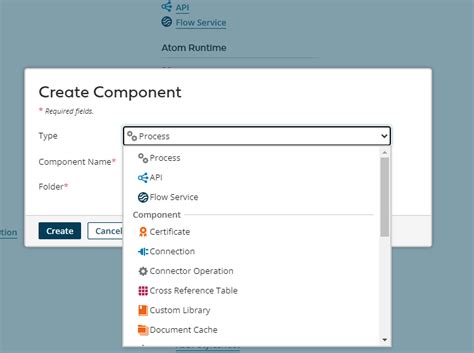 creating a rest api by importing a boomi process