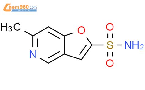 117612 58 5 Furo[3 2 C]pyridine 2 Sulfonamide 6 Methyl 化学式、结构式、分子式、mol