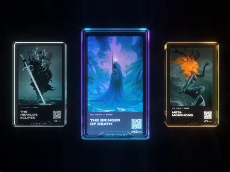 Nft Cards Design Game Card Design Banner Design Cyberpunk Games Card