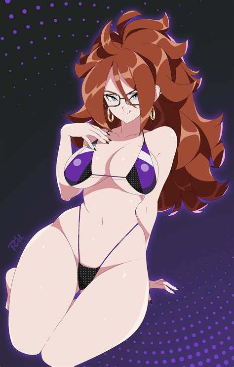 Rule 34 Android 21 Android 21 Human Bikini Dragon Ball Dragon Ball Fighterz Dragon Ball