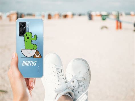 OPPO A77 A57 5G Telefoonhoesje Met Naam Cactus Poo