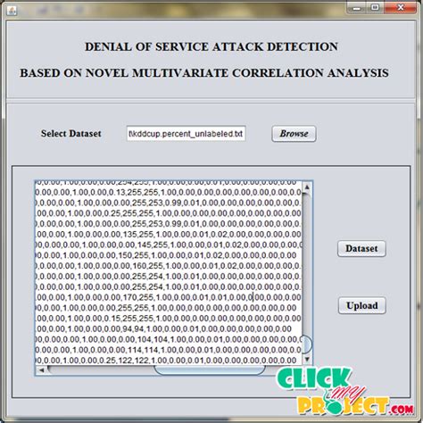 a system for denial of service attack detection based on multivariate