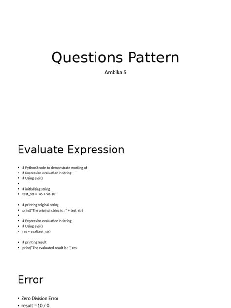 Questions Pattern Pdf