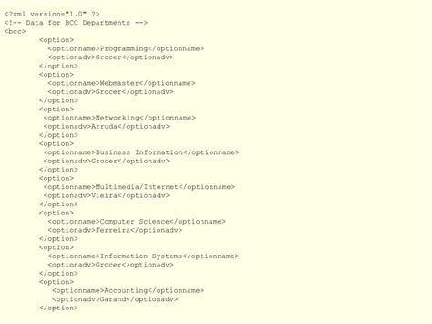 Ppt Xml With Asp Using Aspdatalist Powerpoint Presentation Free