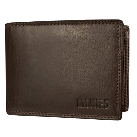 Mokies Geldbörse Herren Portemonnaie G305 Nappa Querformat 100 Echt