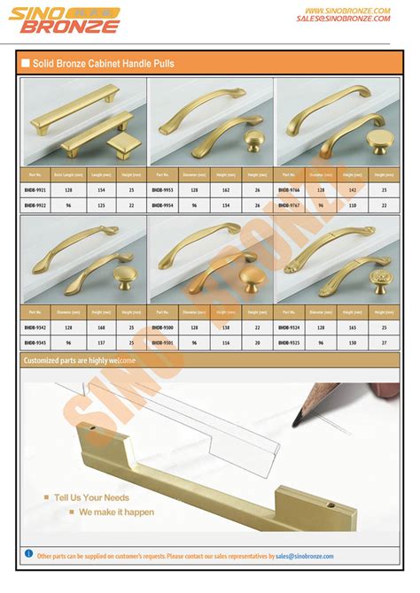 Solid Bronze Cabinet Handles Solid Bronze Handle Pulls Solid Bronze Catch Bars Solid Bronze