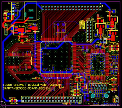 基于xilinx spartan3 s3e250e 88e1111设计千兆以太网应用开发板 硬件设计（原理图 pcb） 88e1318 csdn博客