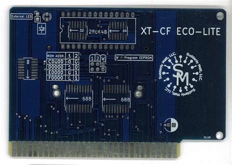 Печатная плата XT IDE CF INT EXT SM ver r CHIPkin