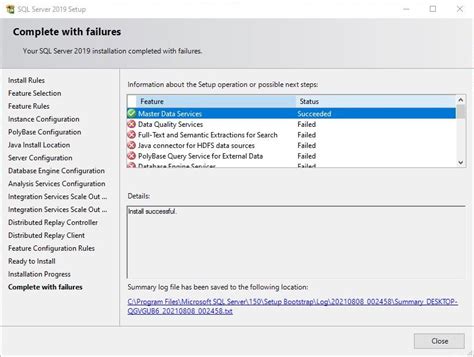 New Sql Installation Of Developer Edition Errors SQLServerCentral Forums