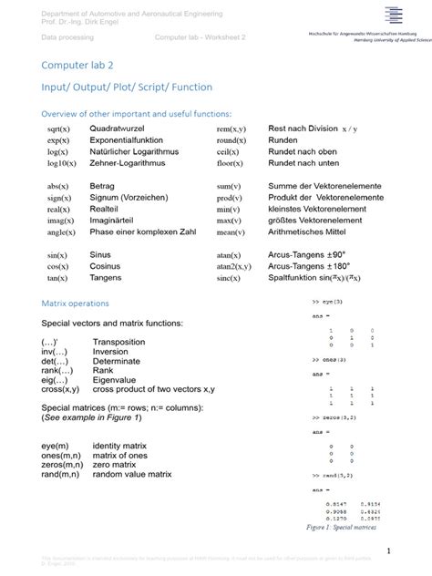Dv Rechnerlabor 2 E Pdf Matrix Mathematics String Computer