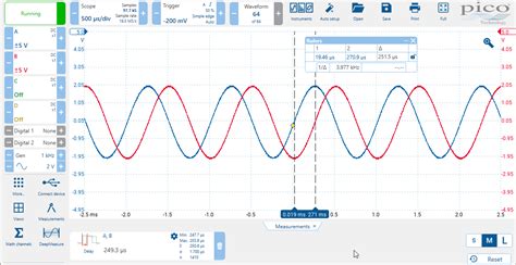 How To Measure Delay Between Signals In Picoscope 7