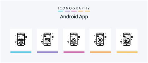 Android App Line 5 Icon Pack Including Mobile Wifi Buy Phone App