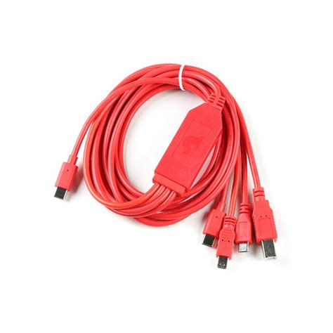 SparkFun 4 In 1 Multi USB Cable USB C Host Buy In Australia CAB 21271 Core Electronics