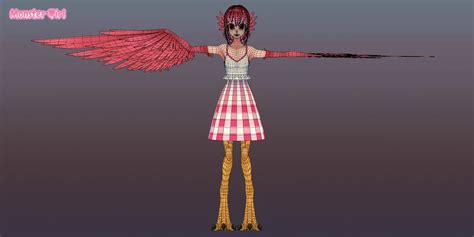 Monster Girl Harpy Flippednormals