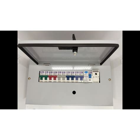 10mcb Safety Single Phase Db Box Complate Set Set Db Besi Safety Shopee Malaysia
