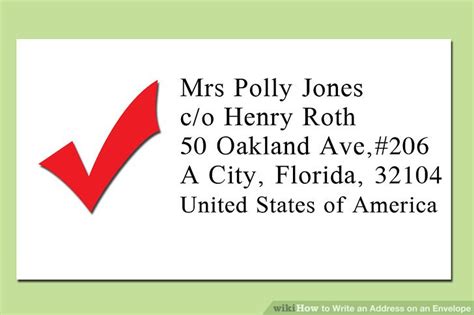 Ways To Write An Address On An Envelope WikiHow