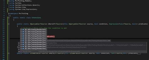 C Why Cant I Filter An Iqueryable Like I Can With A List Stack