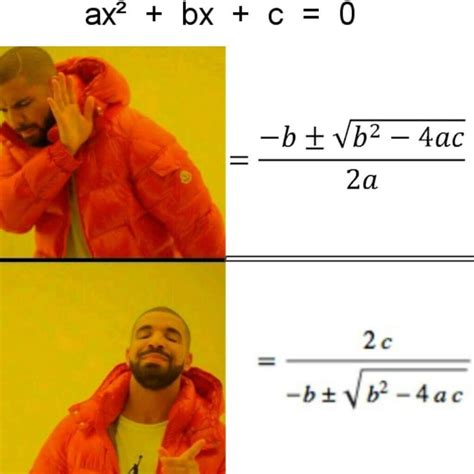 Meme De Formula Quadratica
