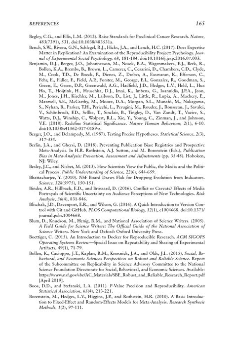 References Reproducibility And Replicability In Science The National Academies Press