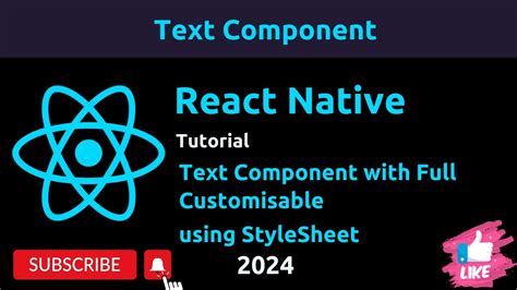 Text Component In React Native YouTube