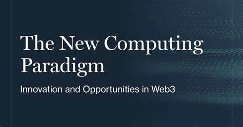 the new computing paradigm greylock