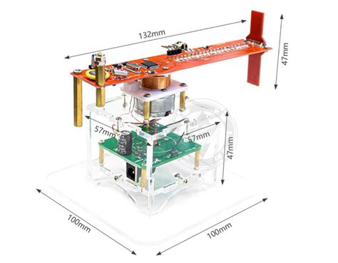 Tj 56 115a Three Dimensional Rotating Led Kit Zeus Diy Electronics Diy Store