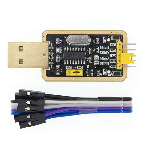 Ch340g Ch340e Module Usb To Ttl Converter Uart Module Ch340 3 3v 5v Sinoning Electronics Diy