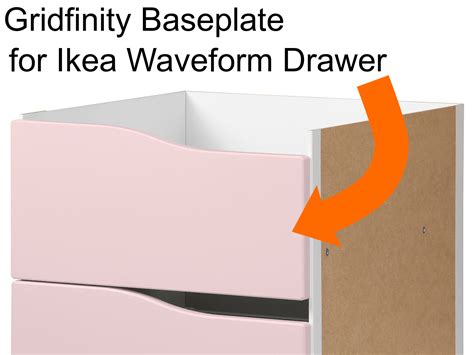 Gridfinity Baseplate Ikea Kallax Waveform Drawer By Rescuemod Makerworld