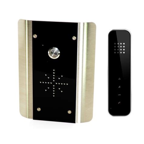 Aes Slim Hf Ab Wired Hands Free Intercom Black Handset Gates And