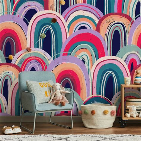 Colorful Rainbows Wallpaper Buy Online At Happywall