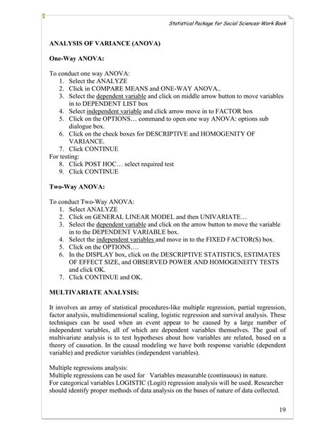 Spss Introduction For Beginners Pdf