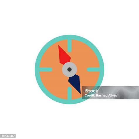 나침반 Gps 커서 아이콘입니다 색상 아프리카 사파리 아이콘의 요소입니다 프리미엄 품질의 그래픽 디자인 아이콘입니다 웹사이트 웹