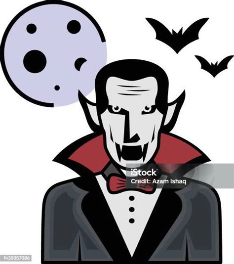 큰 치아 드라큘라 벡터 아이콘 디자인 할로윈 의상 기호 휴일 축하 얼굴 마스크 기호 무서운 괴물 캐릭터 스톡 일러스트레이션 박쥐 개념의 피 빨판 뱀파이어 가발에 대한 스톡