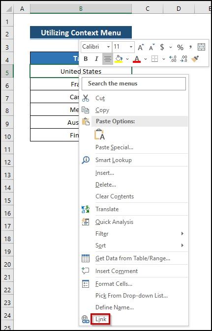 Table Of Content Excel Easy Ways To Create Table Of Content In Excel