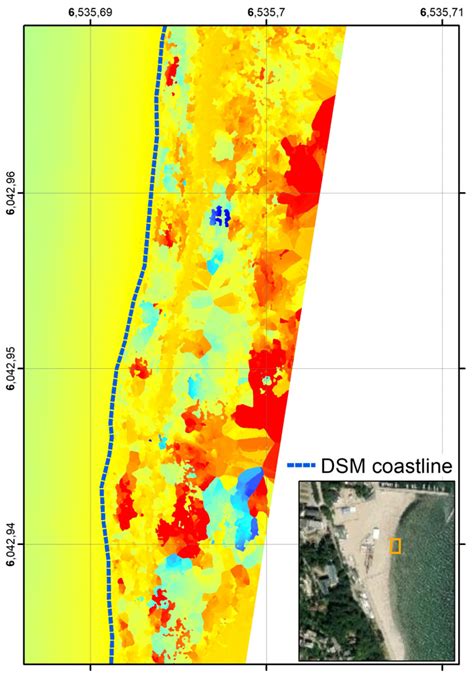 Method For Determining Coastline Course Based On Low Altitude Images Taken By A Uav