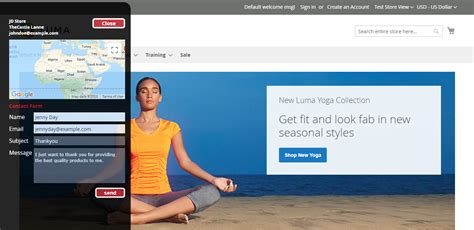 Magento 2 Ajax Contact Form Contact Us Widget