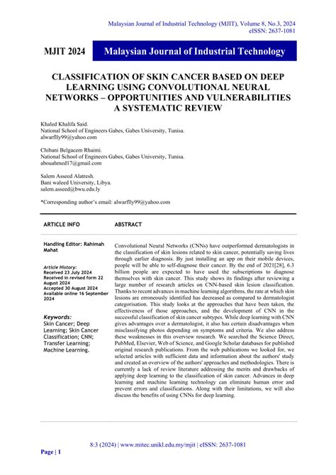 Pdf Classification Of Skin Cancer Based On Deep Learning Using