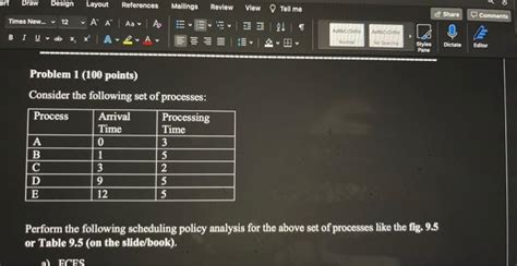 Solved Problem 1 100 Points Consider The Following Set Of