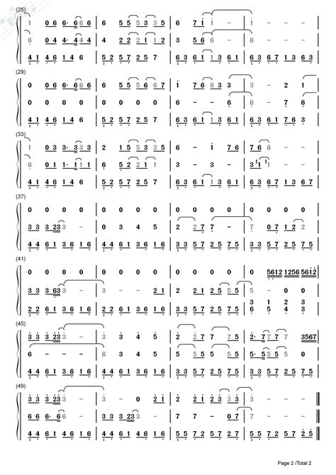 鸟之诗 笛箫合奏简谱 哔哩哔哩