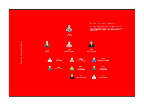 Organizational Chart Template Free Download Create And Edit