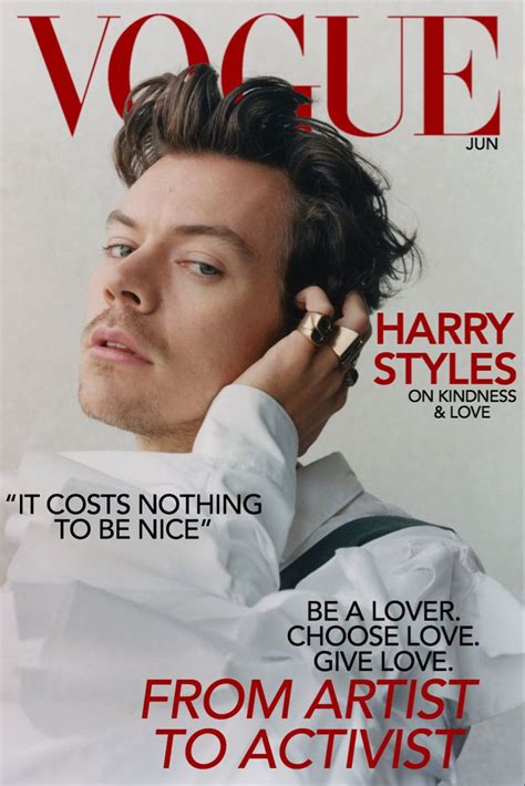Harry Styles Vogue Cover