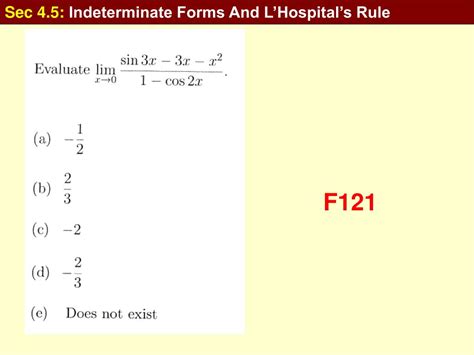 Ppt Indeterminate Form Powerpoint Presentation Free Download Id3839752