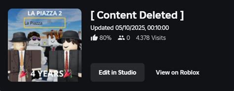 Roblox Support Not Giving Evidence To A Game Deletion Platform Usage Support Developer Forum