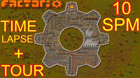 Factorio Timelapse And Tour Gear Wheel Base Sandbox Mode Youtube