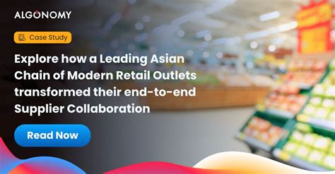 Algonomy On Linkedin A Leading Asian Chain Of Modern Retail Outlets