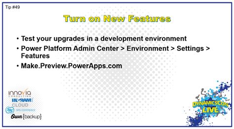 DynamicsCon Live Preview Tips In Minutes